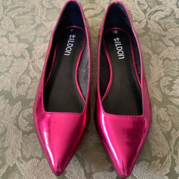 Tildon | Shoes | Tildon Faux Patent Leather Flats | Poshmark